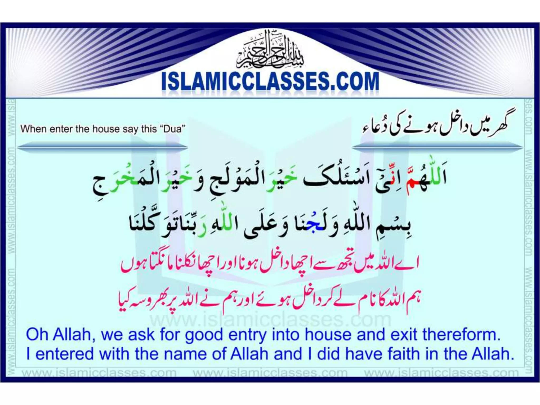 Islamic Masnoon Duain in English & Urdu Translation (Tajweedi) | PPTX