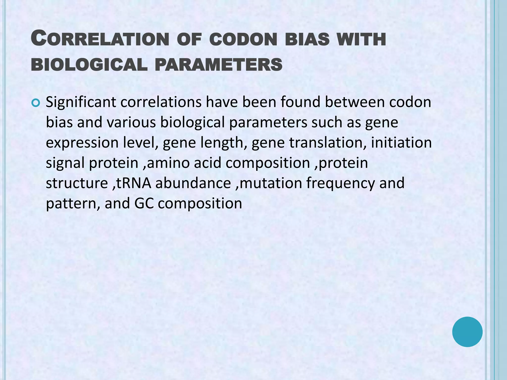 Codon Bias Pptx