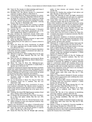 New concepts in Emulsion Rheology | PDF