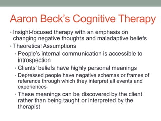 Mason ch 11_cognitive behavior therapy lecture | PPTX