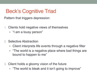 Mason ch 11_cognitive behavior therapy lecture | PPTX