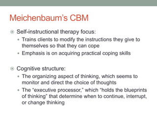 Mason ch 11_cognitive behavior therapy lecture | PPTX