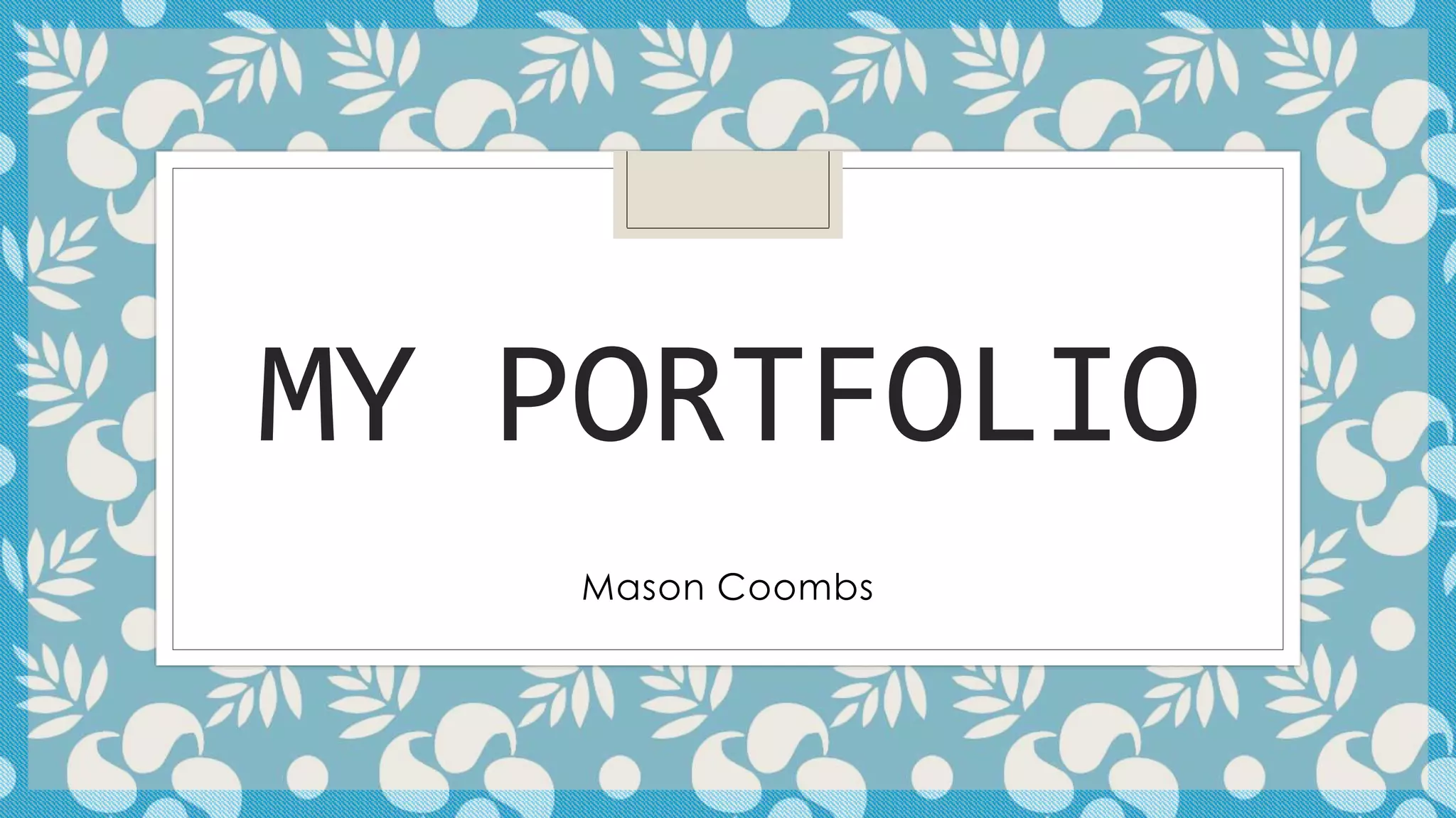 My Portfolio | PPT