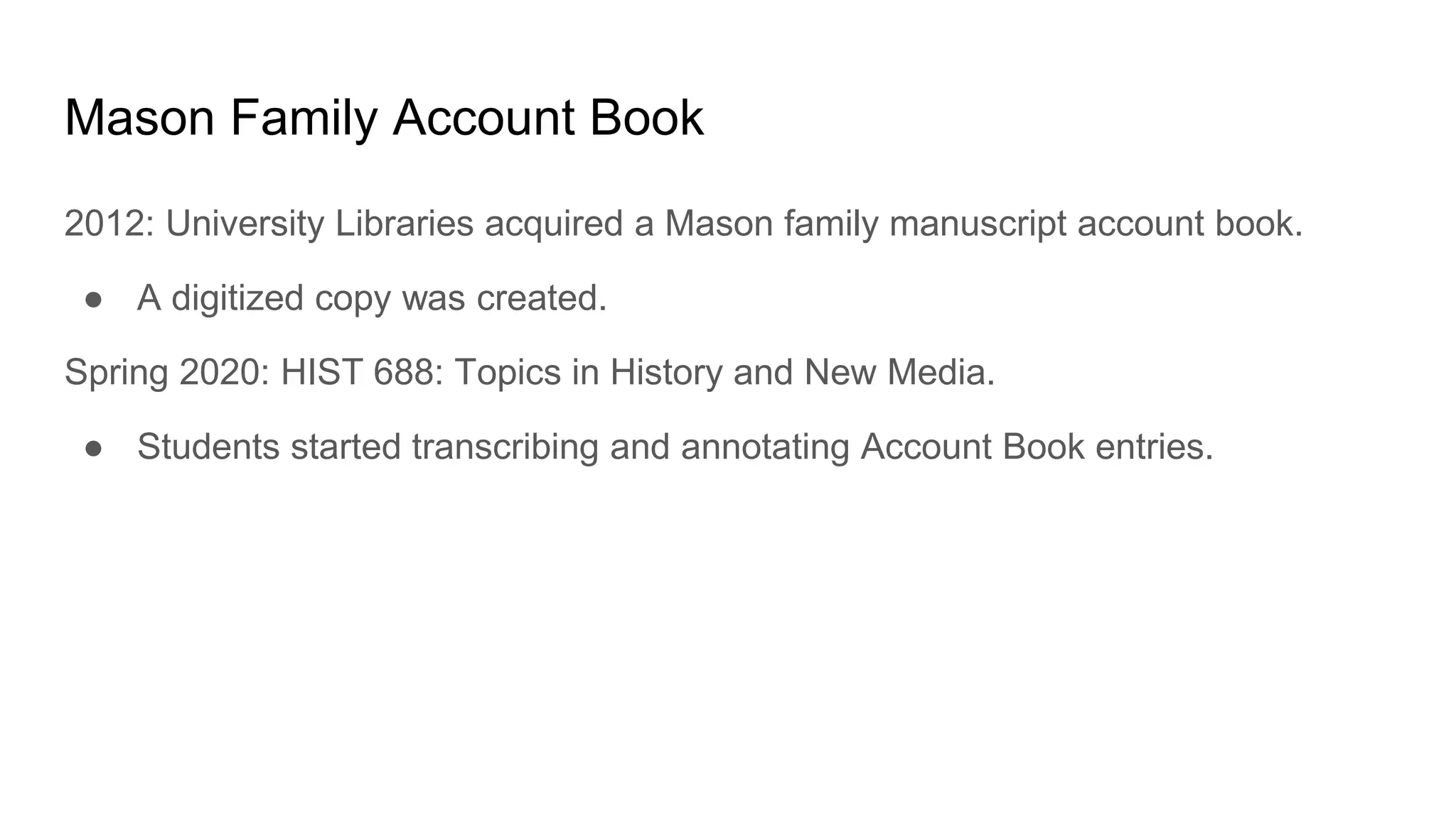 Mason family account book all staff may 2021 | PPT