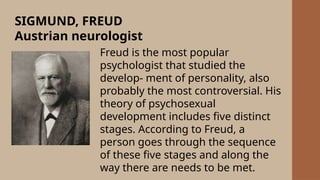 Freud's Psychoanalytic theory.......pptx