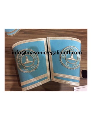 Masonic Gauntlet Cuffs | PDF