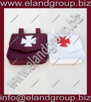 Masonic knight templar alms bags | PDF