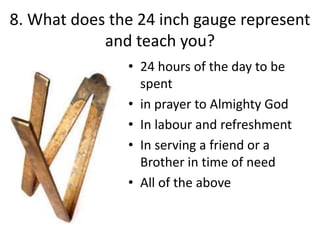 Masonic quiz | PPTX