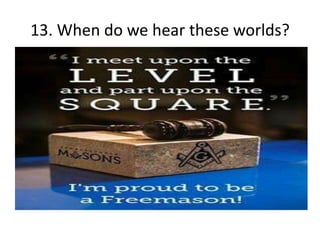 Masonic quiz | PPTX