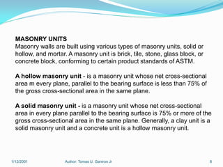 Masonry | PDF