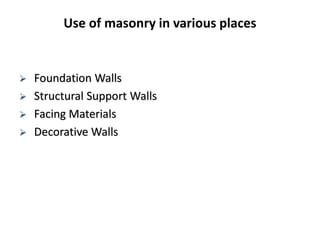 Masonry | PPTX