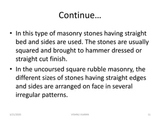 MASONRY- STONE AND BRICK | PDF