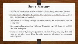 Introduction to Masonry | PPTX
