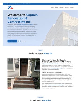 Brick Pointing | Masonry Pointing | Repointing Contractor | Brooklyn ...