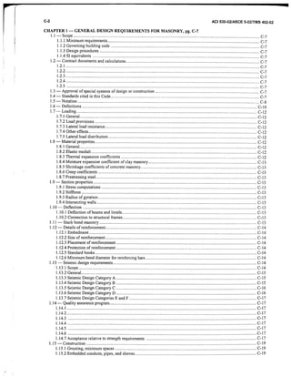 Masonry buildingcode1 3-02 aci 530-asce 5-tms 402-95 | PDF