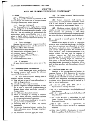 Masonry buildingcode1 3-02 aci 530-asce 5-tms 402-95 | PDF