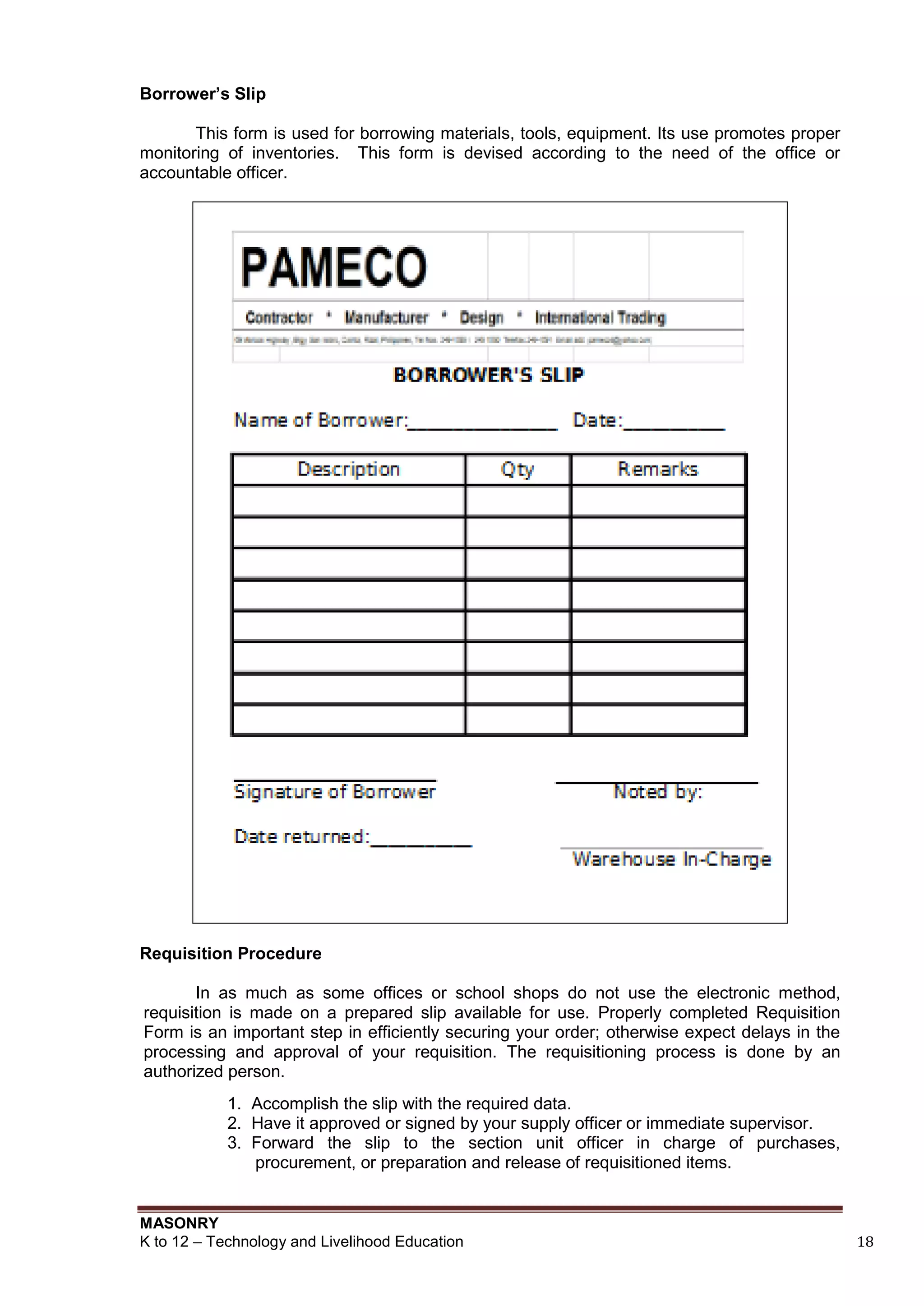 Masonry learning module | PDF