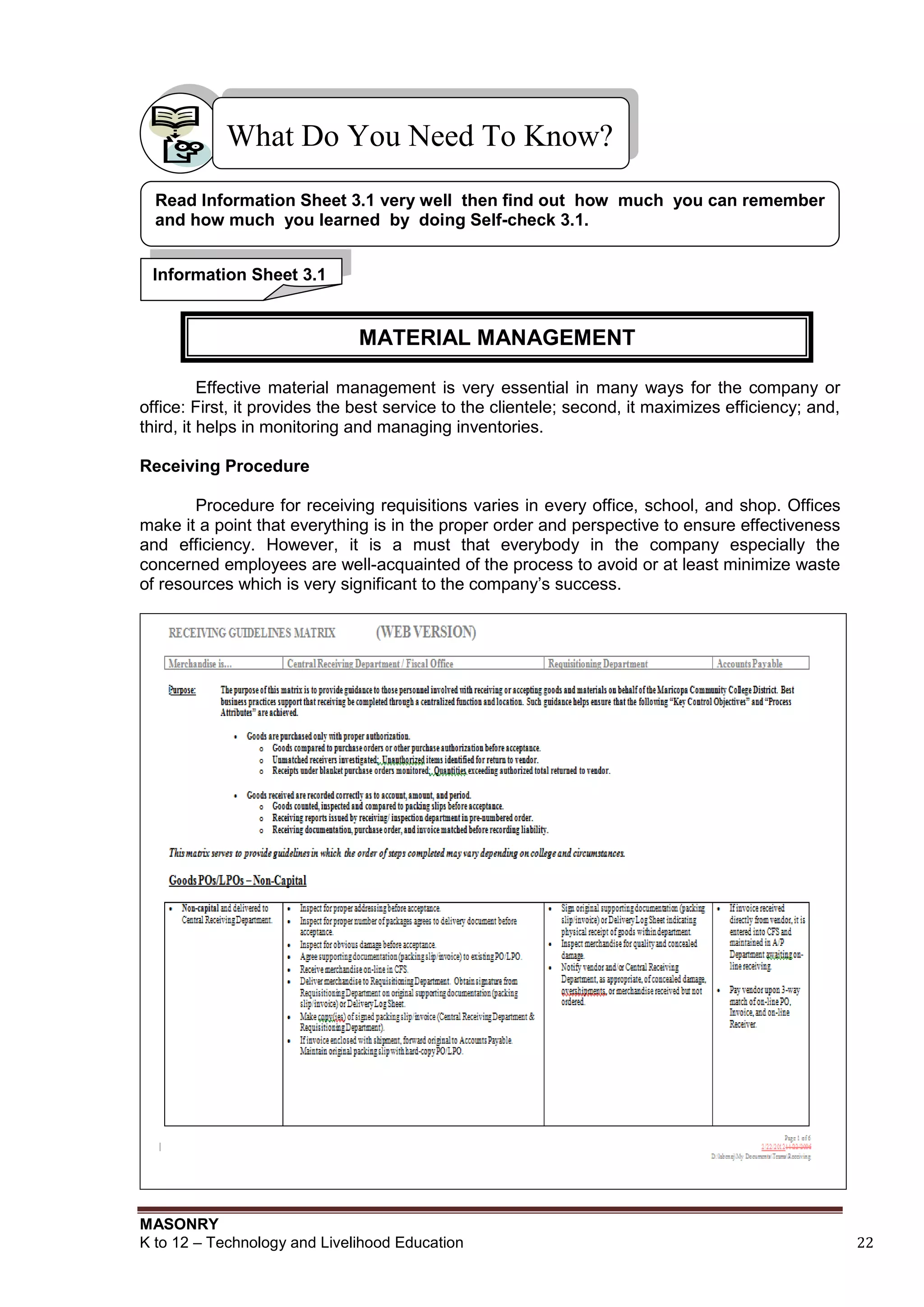 Masonry learning module | PDF