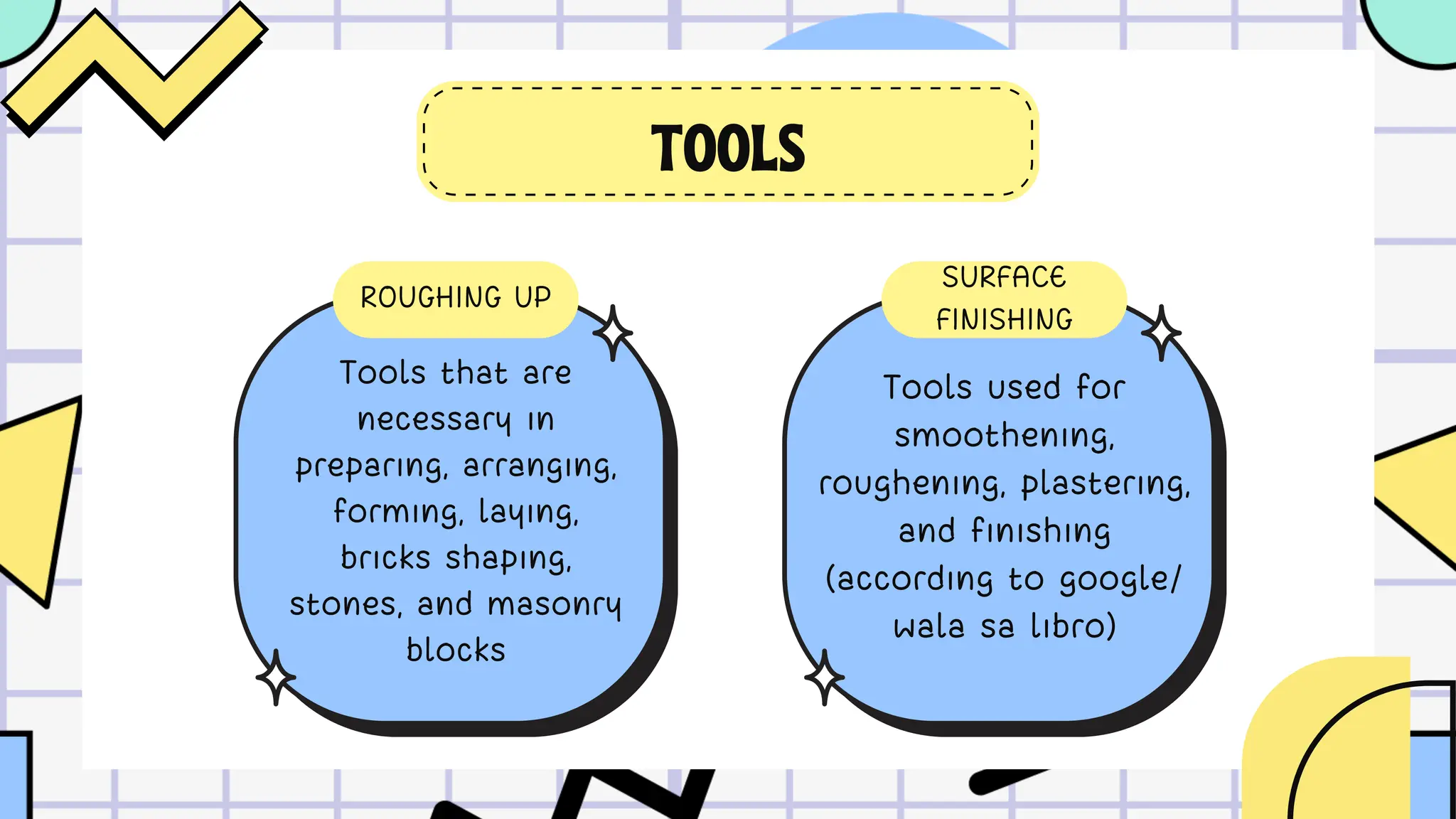 MASONRY MATERIALS, TOOLS, AND EQUIPMENTS | PDF