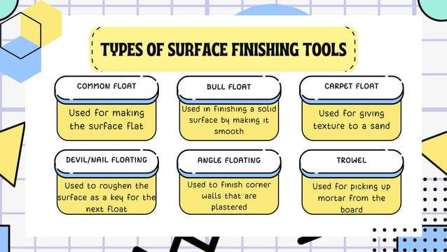 MASONRY MATERIALS, TOOLS, AND EQUIPMENTS | PDF