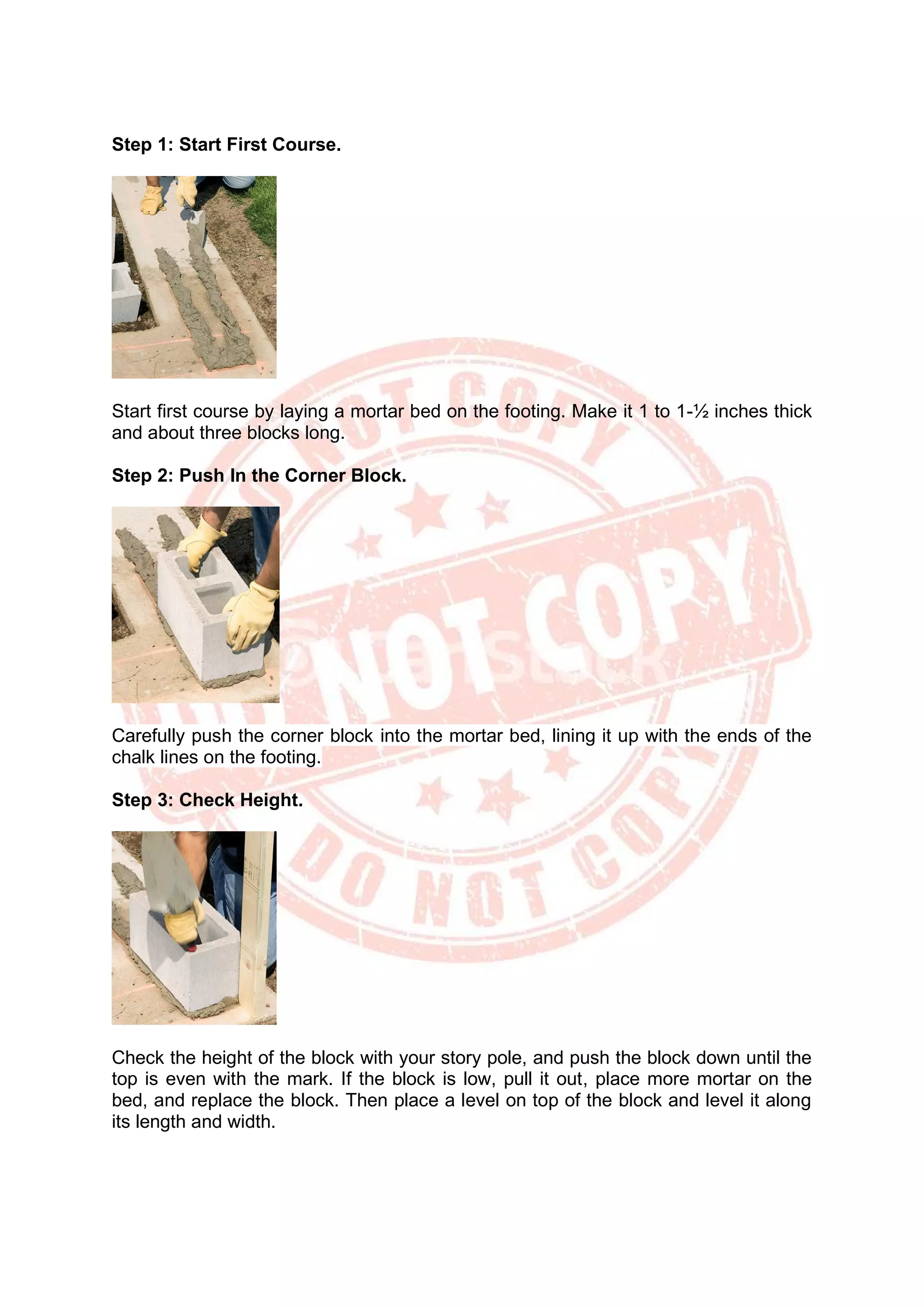 MASONRY NC II - CBLM | PDF