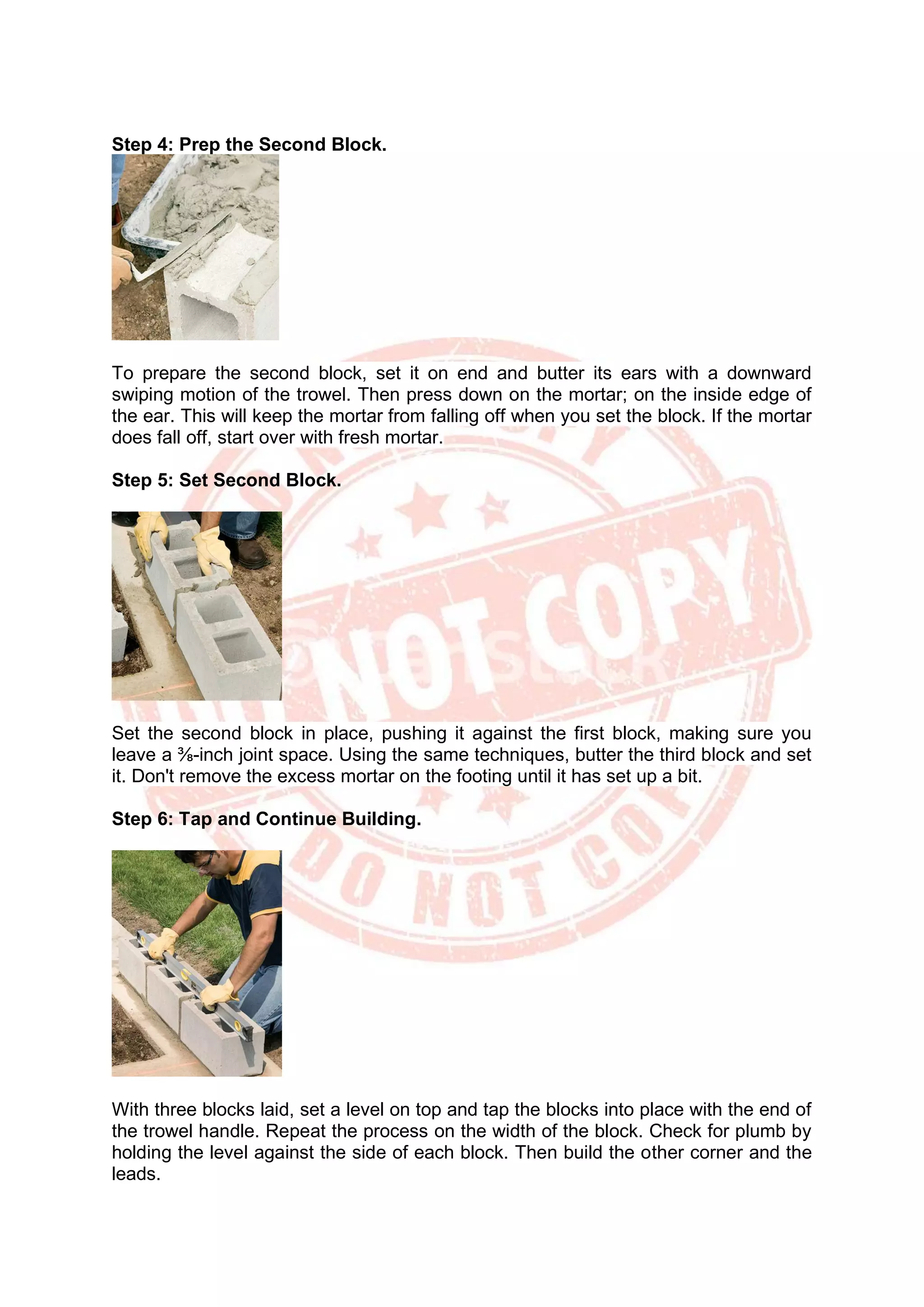 MASONRY NC II - CBLM | PDF