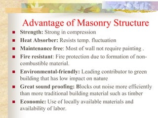 Masonry Structures dfgfdgfgfgbnnvgdfdsfdffdg | PPT
