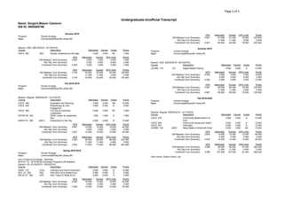 testing transcript | PDF | Undergraduate Education | College Education