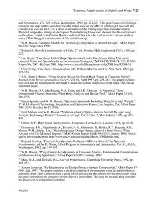 [Mason] transonic aerodynamics of airfoils and wings | PDF