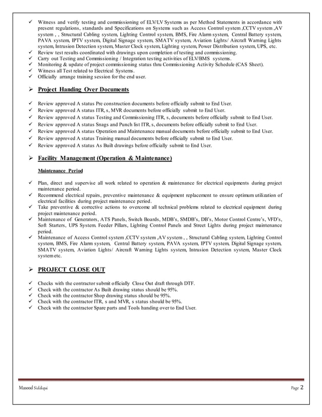 Masood cv | PDF