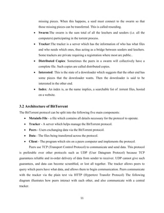 BitTorrent Seminar Report | PDF