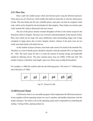 BitTorrent Seminar Report | PDF | Computer Networking | Computing