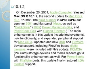 Mas Os X 10.1 Puma | PPTX