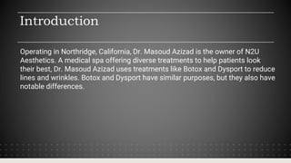 Differences between Botox and Dysport | PPTX