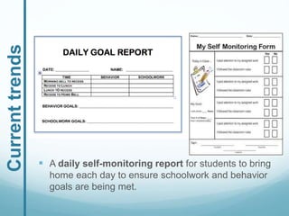 Special Education: Self-monitoring | PPTX
