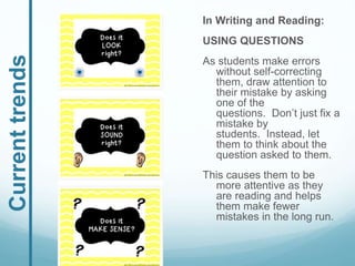 Special Education: Self-monitoring | PPTX