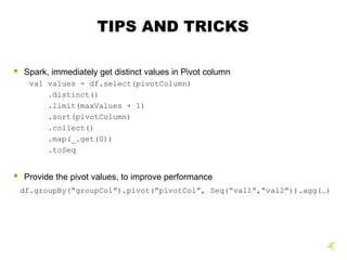 Pivoting Wide Tables with Spark | PPT