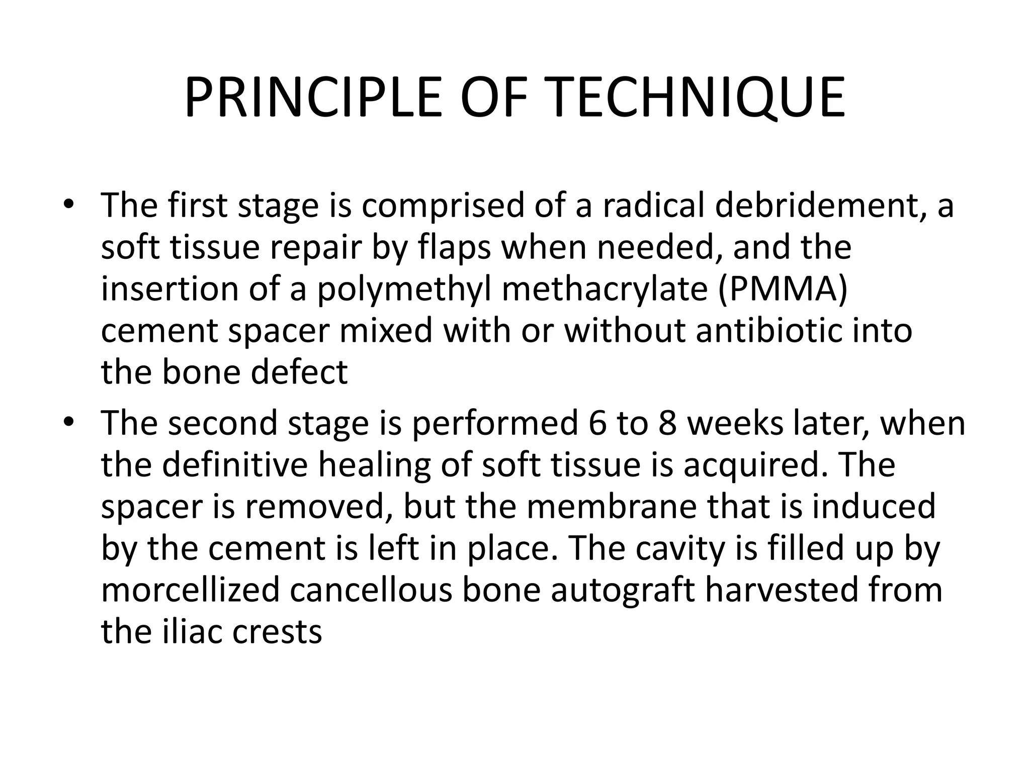 Masquelet technique ppt | PPTX