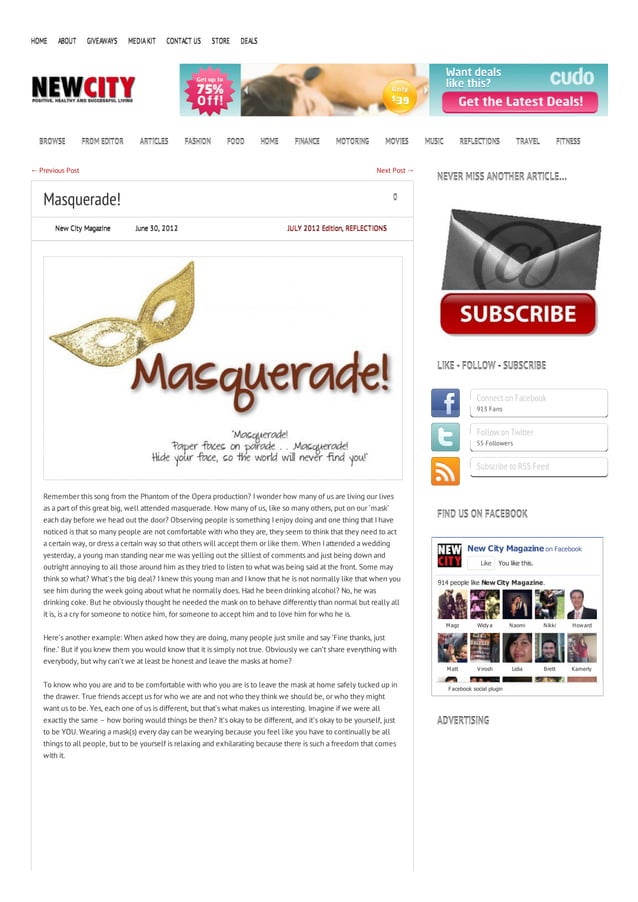 Masquerade! | PDF