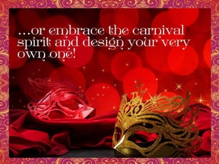 Masquerade slideshow | PPTX