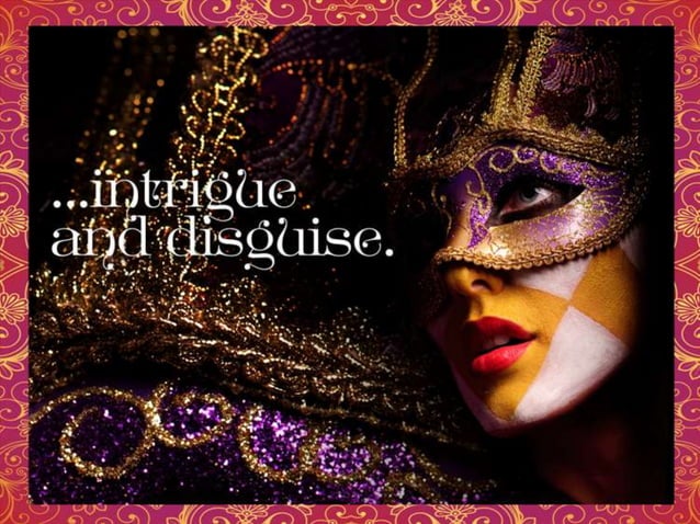 Masquerade slideshow | PPTX