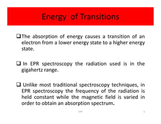 EPR spectroscopy. | PDF