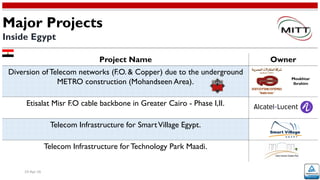 Masreya for information technology&telecommunications(mitt) | PDF ...