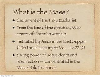The Importance of the Holy Eucharist | PDF