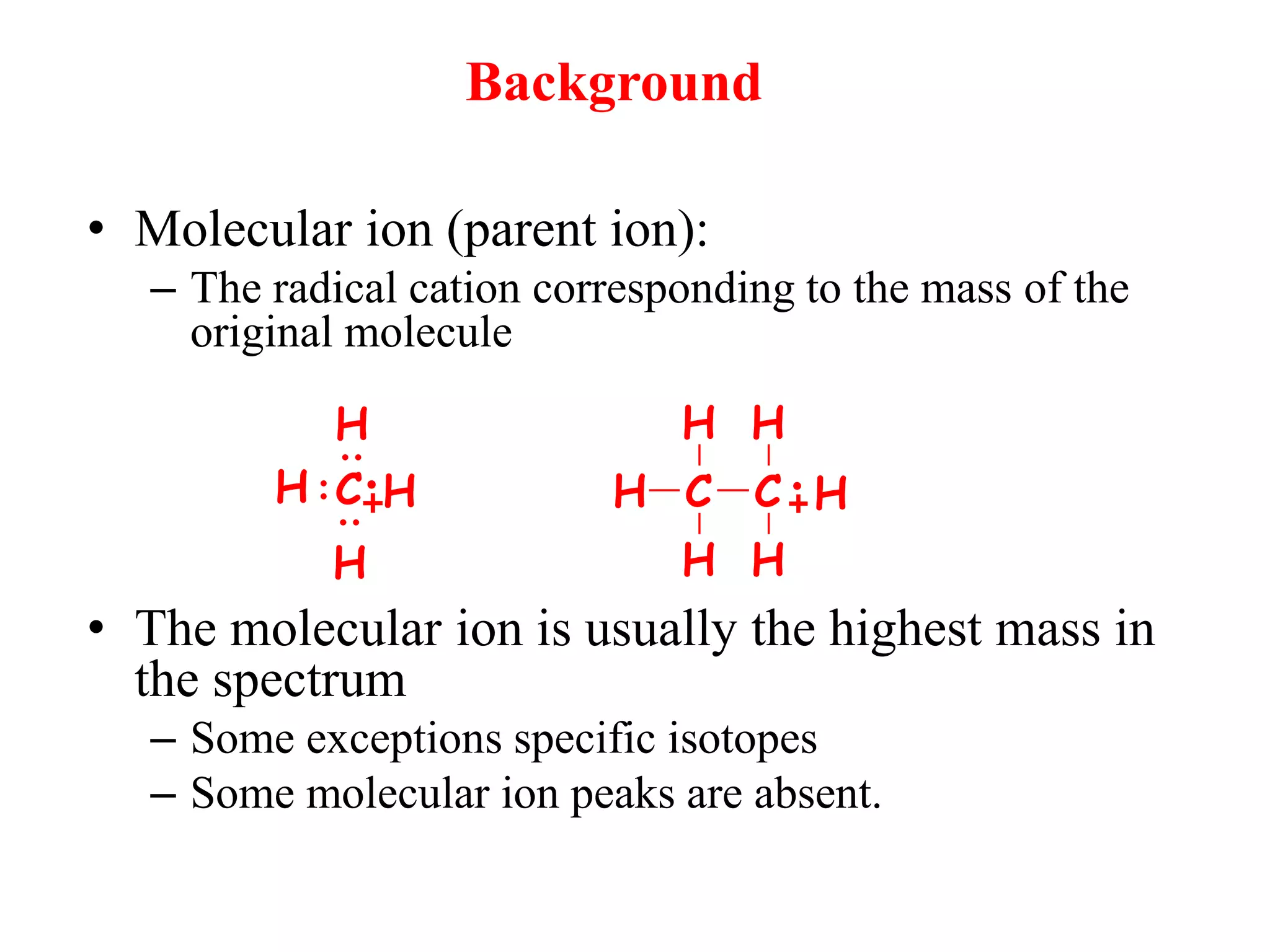 INTERPRETATION OF MASS SPECTROSCOPY | PPTX