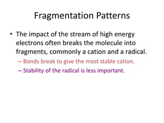 INTERPRETATION OF MASS SPECTROSCOPY | PPTX