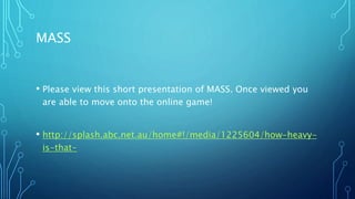 Mass | PPTX