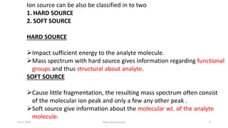 Mass spectroscopy | PPTX