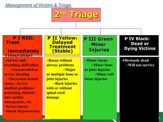 Mass Casualty Triage power point presentation | PPT