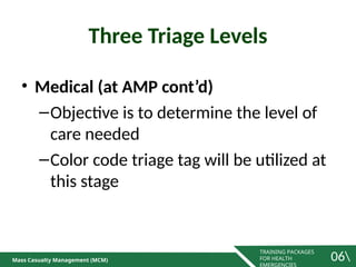 Mass Casualty Triage power point presentation | PPT